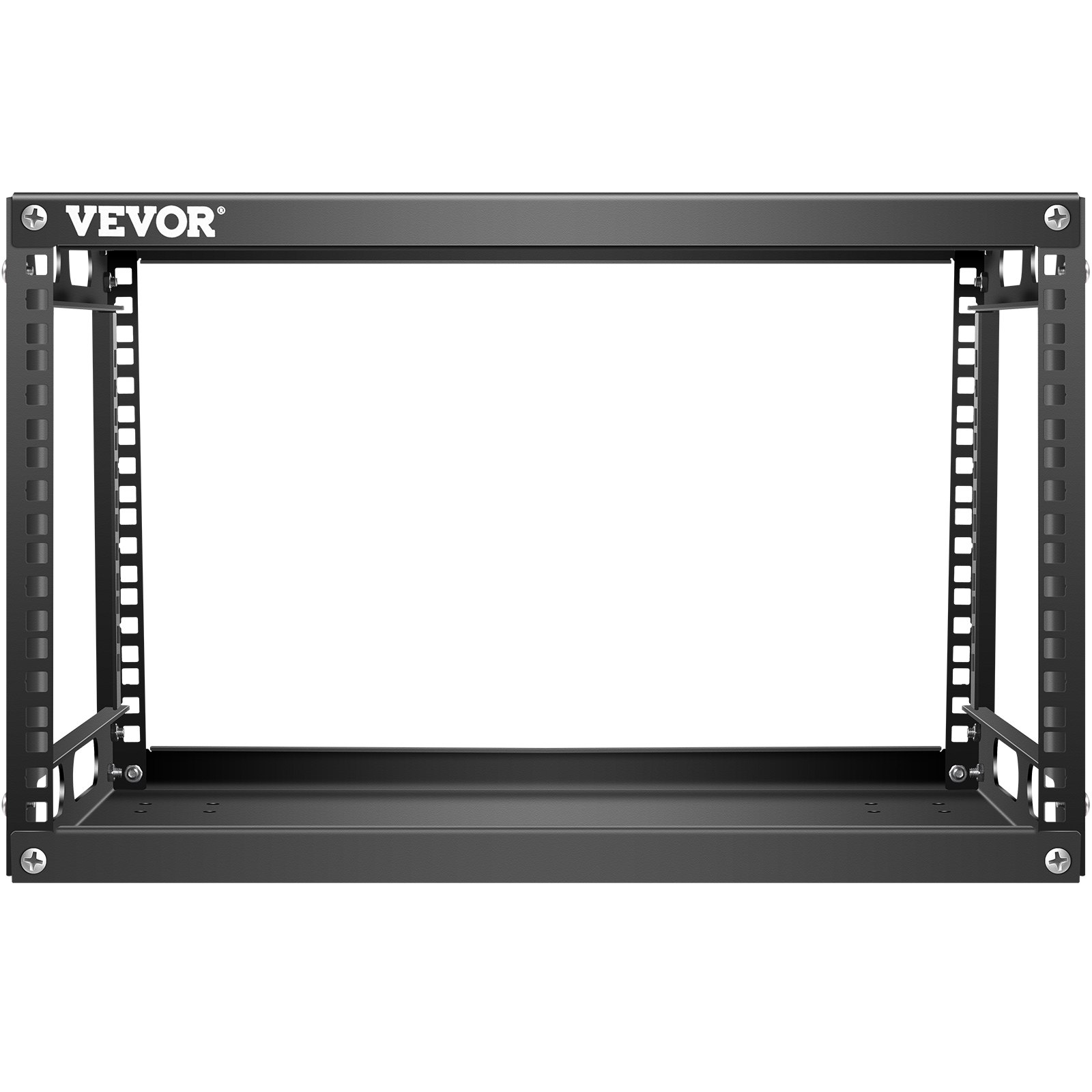 VEVOR Server Rack, 6U Open Frame Rack, 4-Post IT Server Network Relay ...