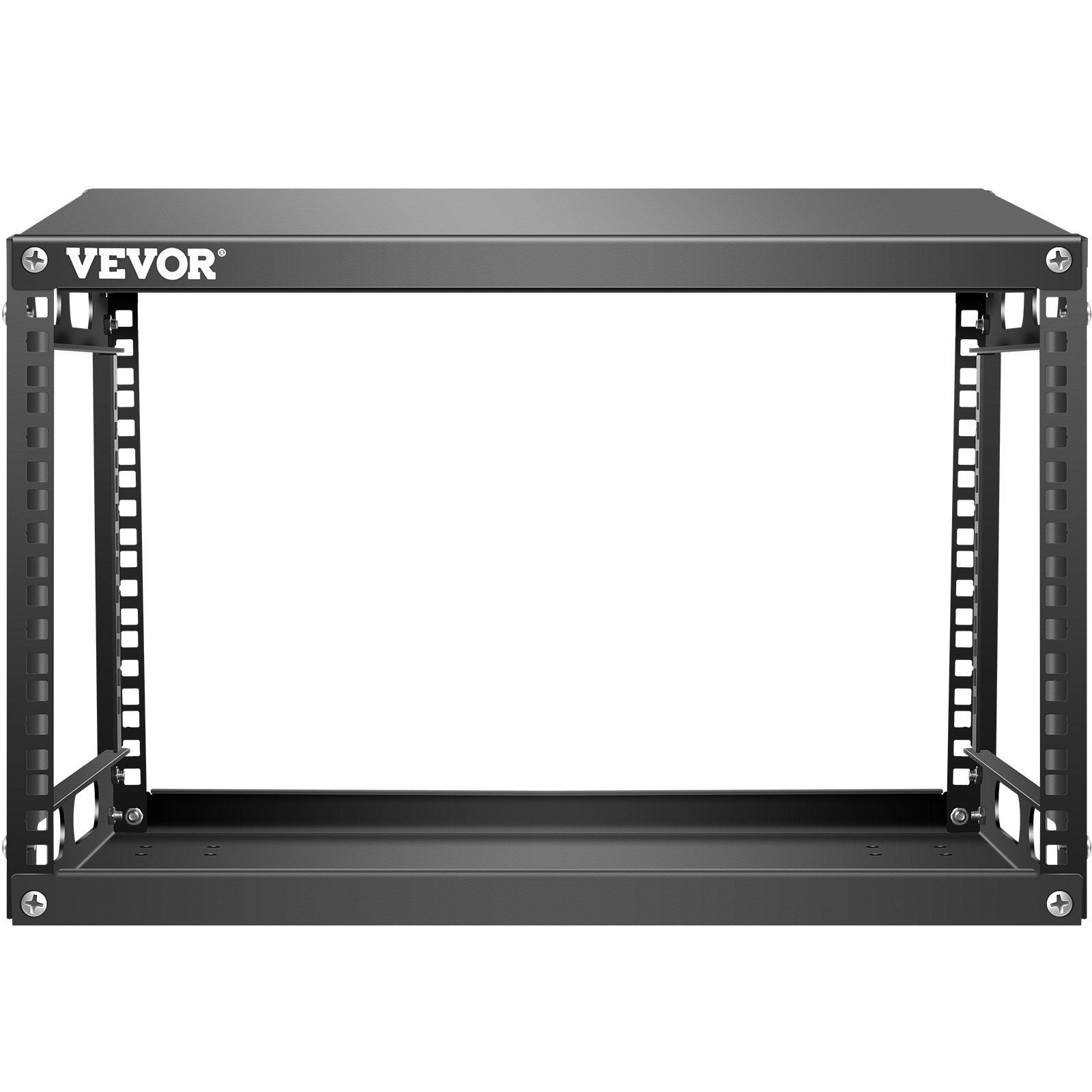 VEVOR Server Rack, 6U Open Frame Rack, 4-Post IT Server Network Relay ...