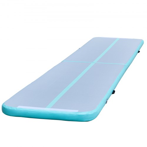 VEVOR 20ft Inflatable Air Gymnastic Mat, 4 inches Thickness Air Tumble ...