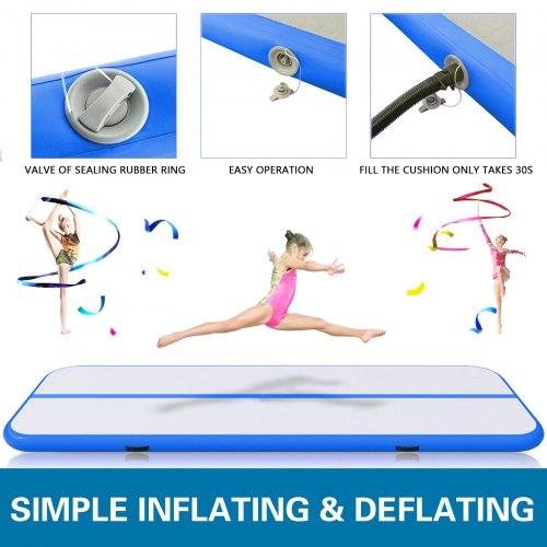 Air Track 20ft Airtrack Inflatable Floor Gymnastics Tumbling Mat ...