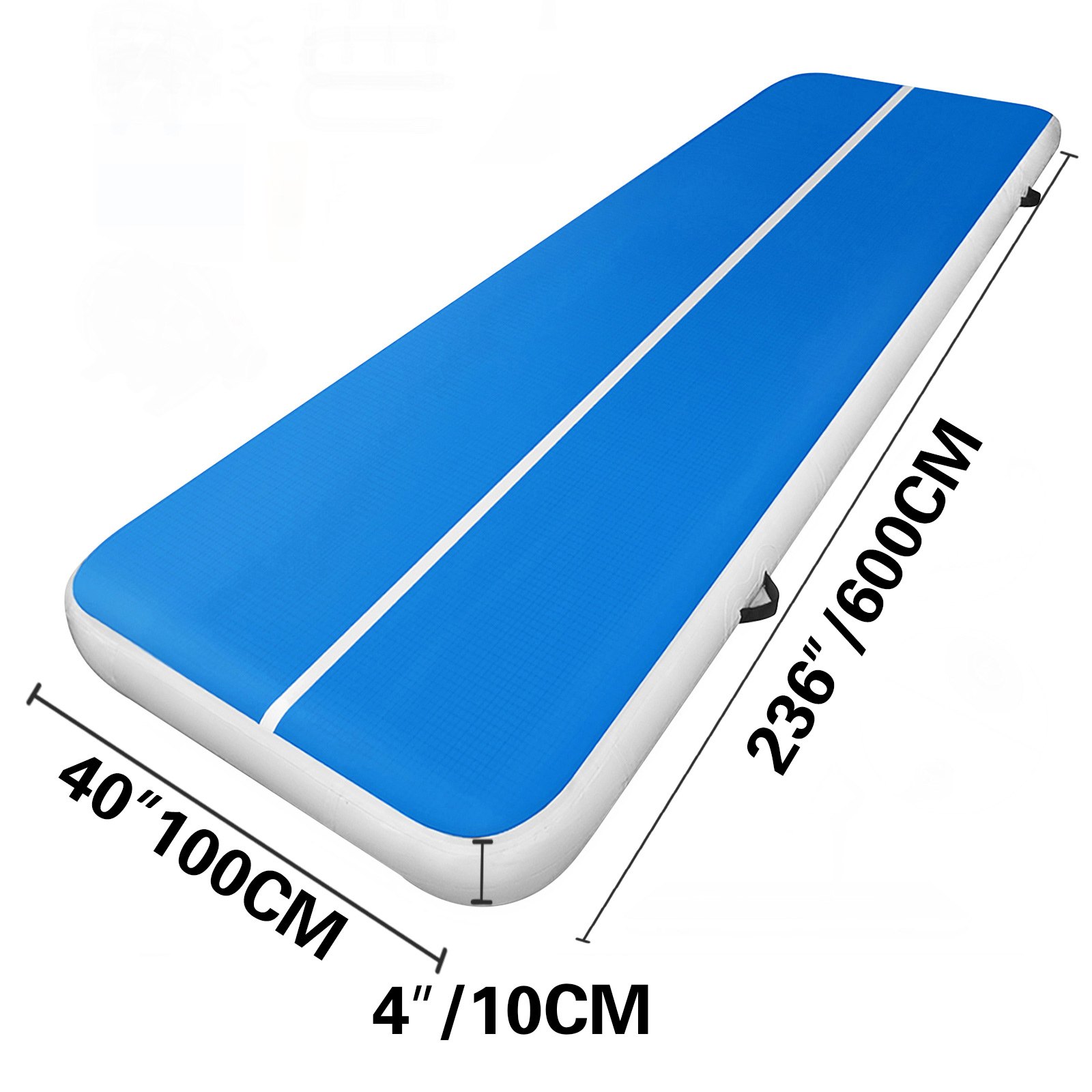 Air Track 20ft Airtrack Inflatable Floor Gymnastics Tumbling Mat ...