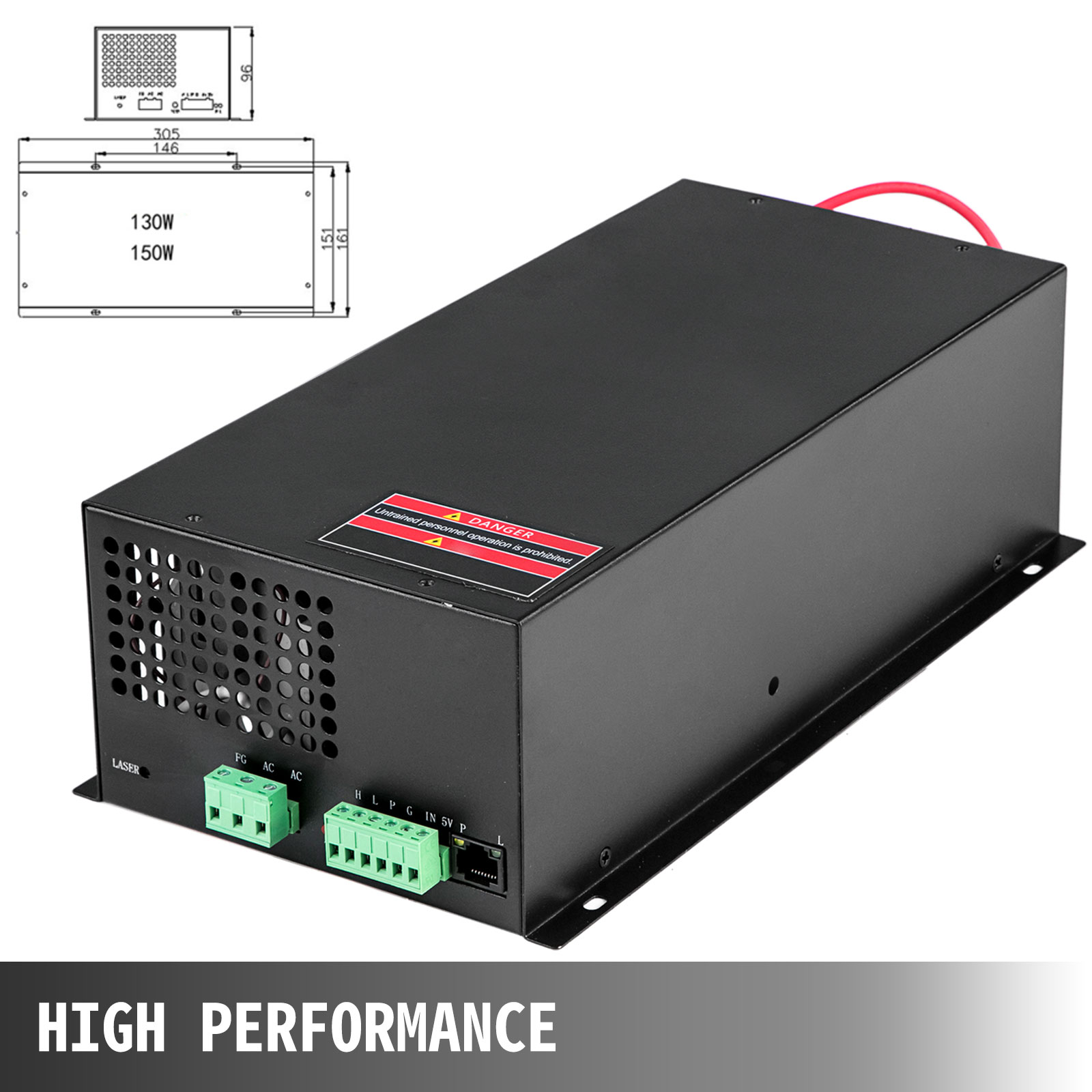 150w Co2 Laser Power Supply For Co2 Laser Engraver Cutting Machine ...