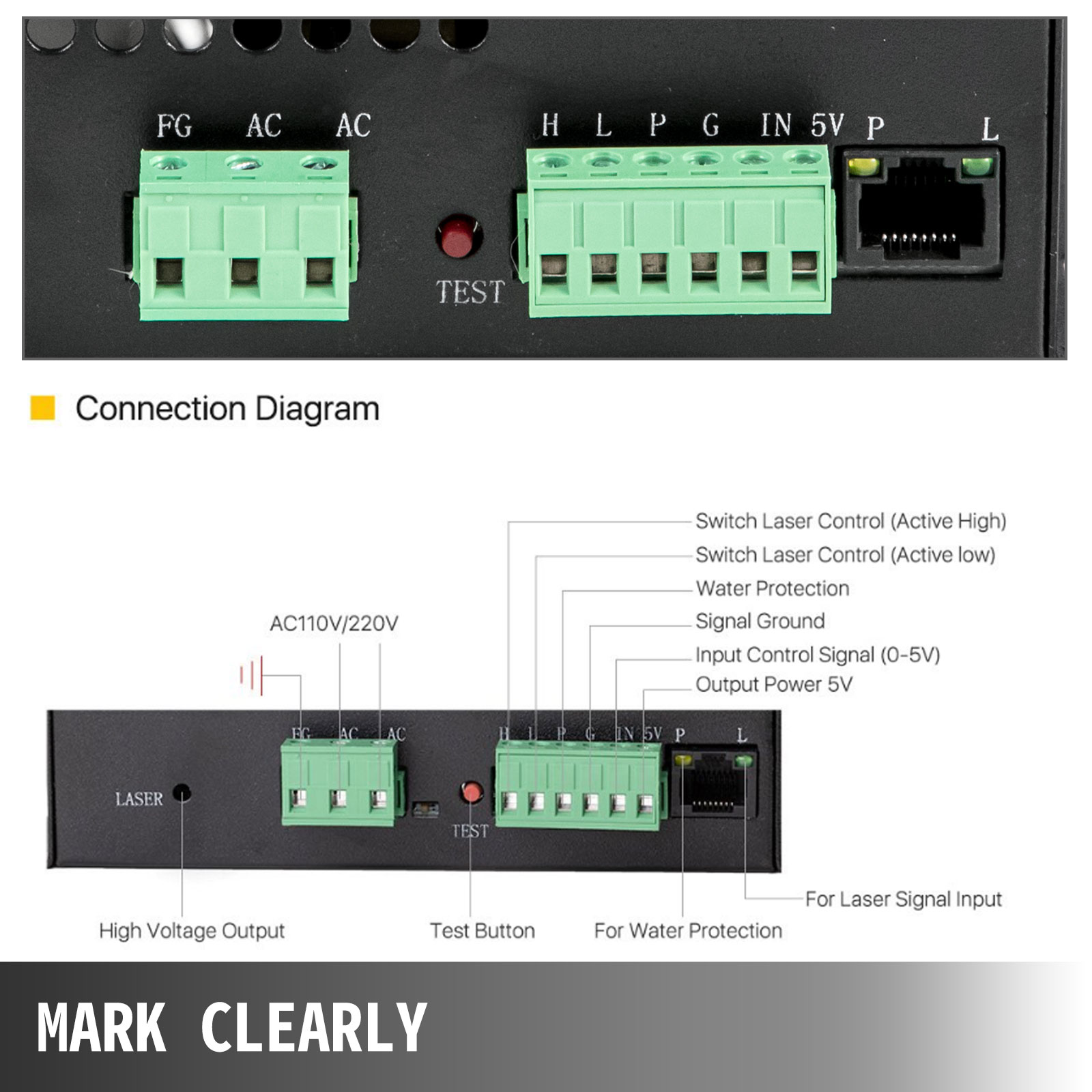 150w Co2 Laser Power Supply For Co2 Laser Engraver Cutting Machine ...