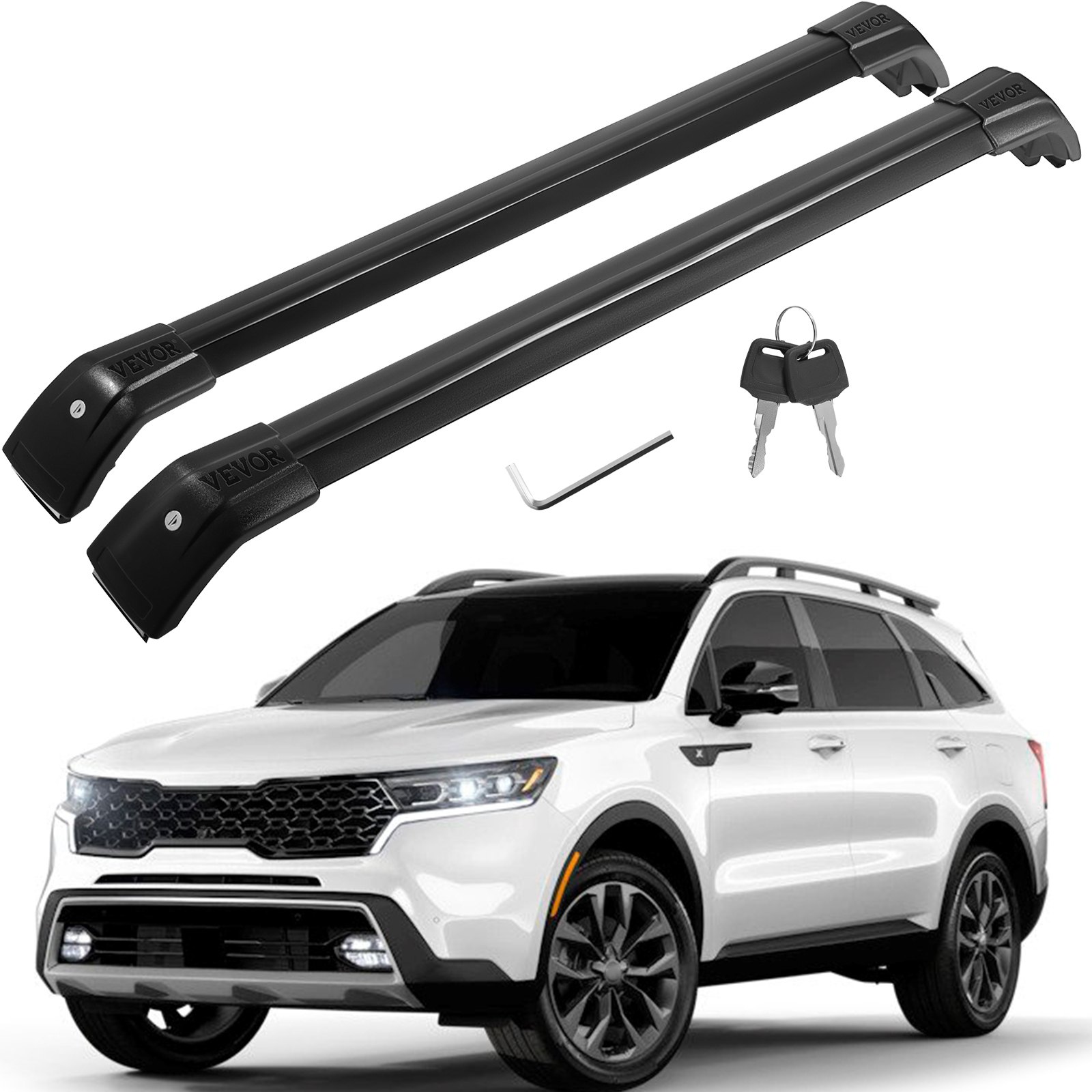 VEVOR Roof Rack Compatible with Kia Sorento 2015-2021 Cross Bars ...