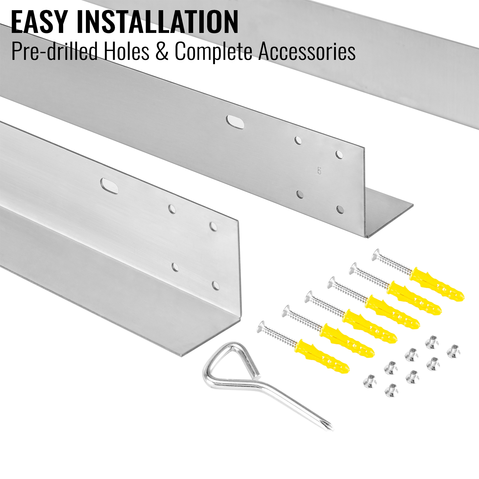 VEVOR Outdoor Finishing Frame 12.2W x 18H Inch, Stainless Steel Outdoor ...