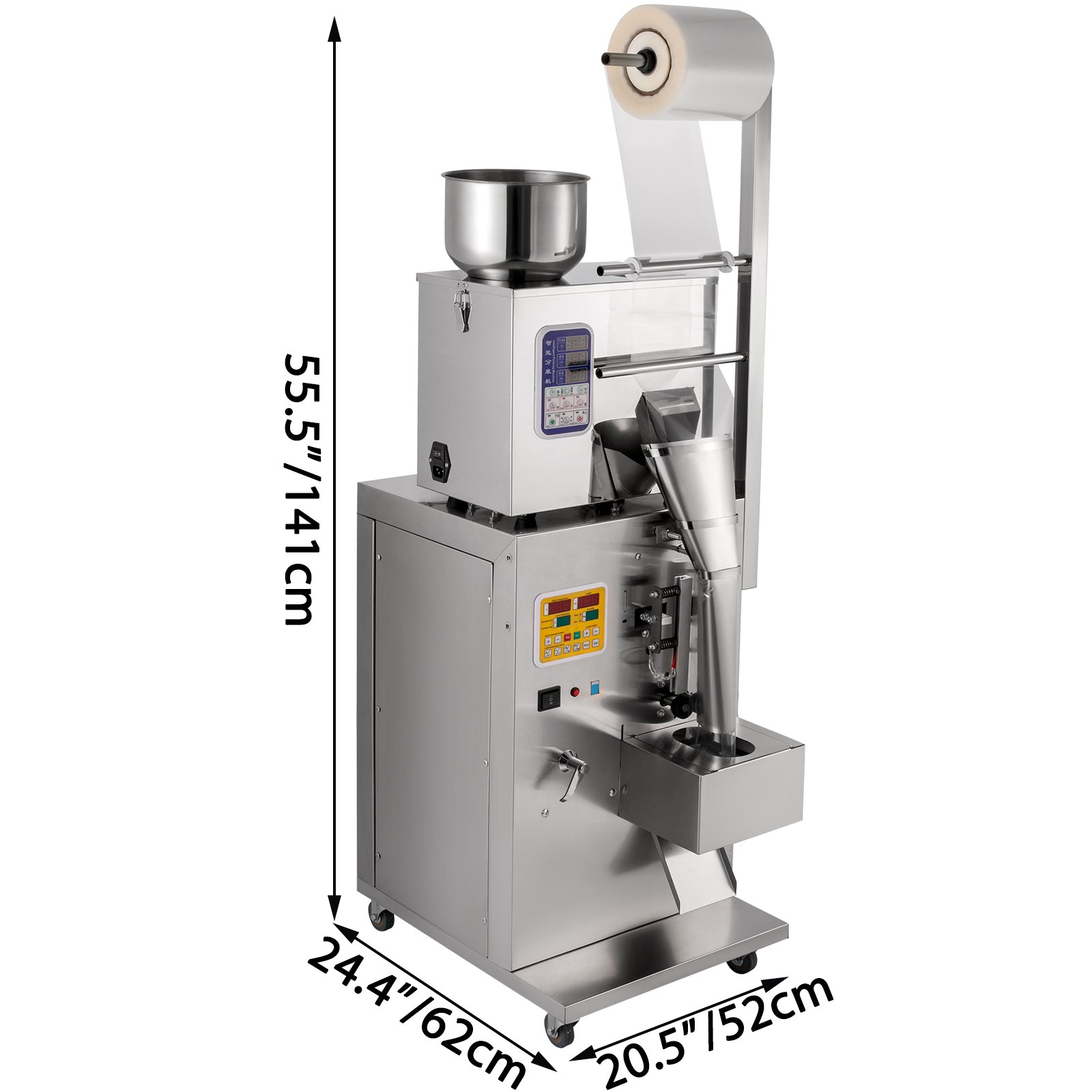 VEVOR Powder Filling Machine 1-100g, Full Automatic Particle Filling ...