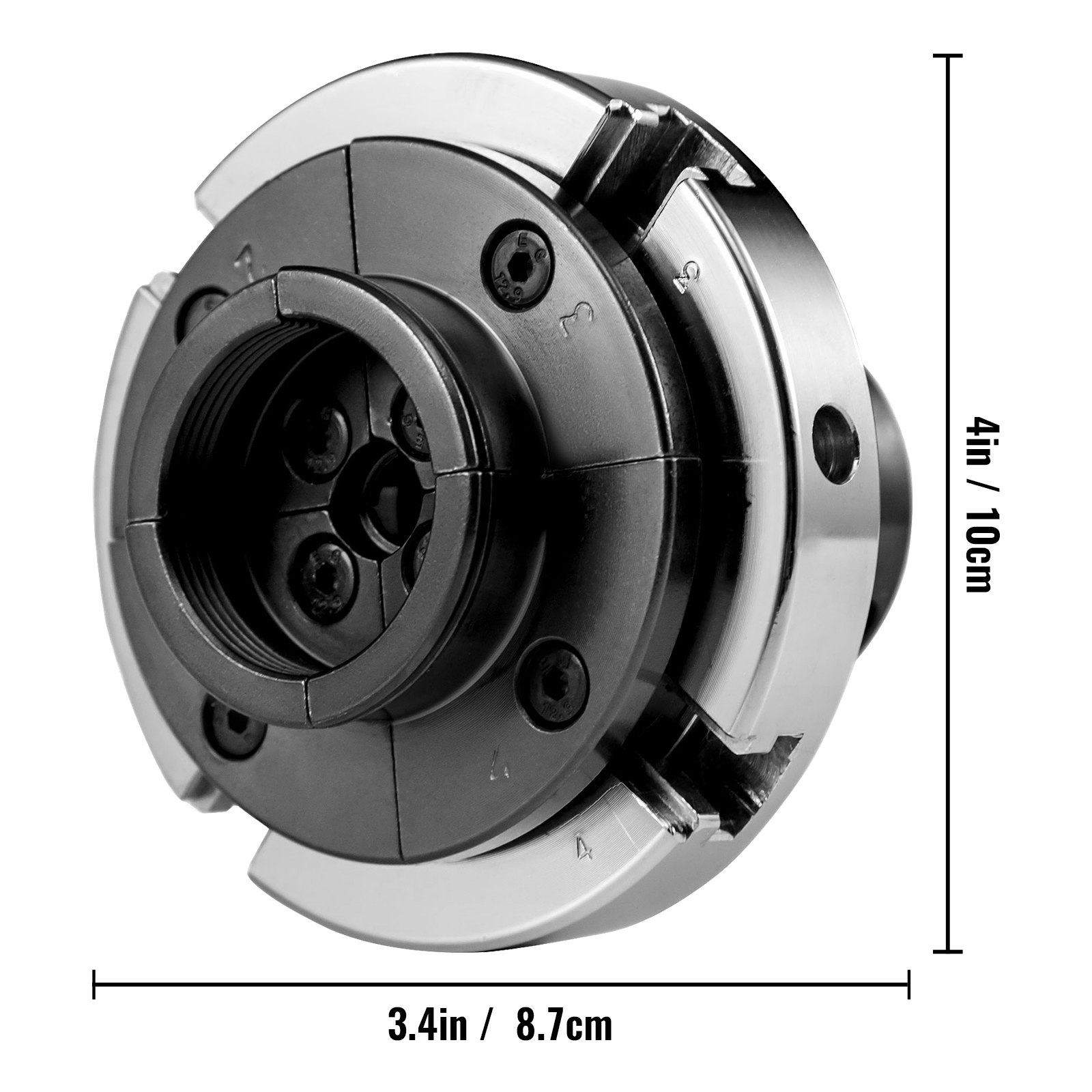 VEVOR Lathe Chuck, 4inch Nova Chuck Self-centering Independent 4 Jaws ...