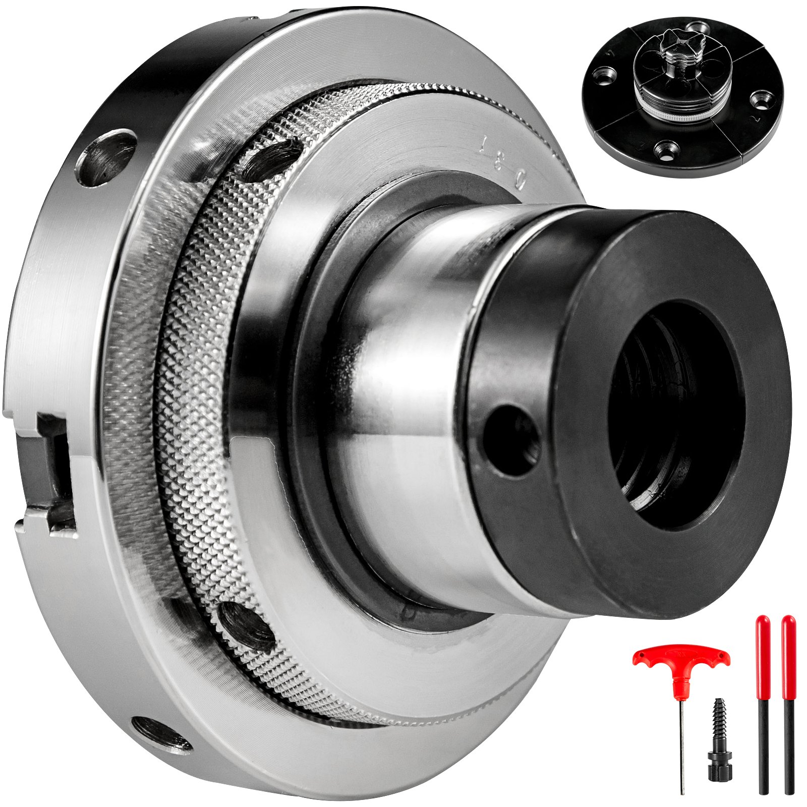 VEVOR Lathe Chuck, 4inch Nova Chuck Self-centering Independent 4 Jaws ...