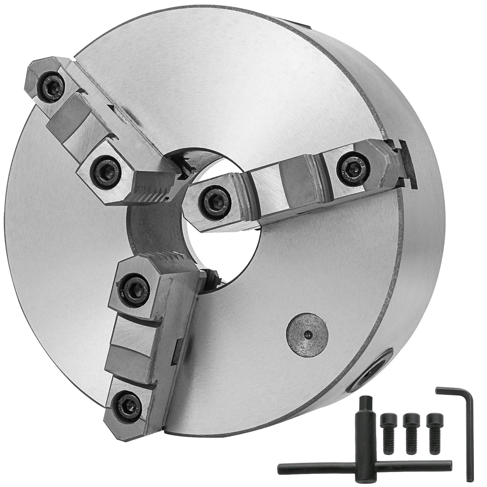 VEVOR Lathe Chuck 8"/200 mm 3 Jaws Self-Centering K11-200 Metal Turning ...