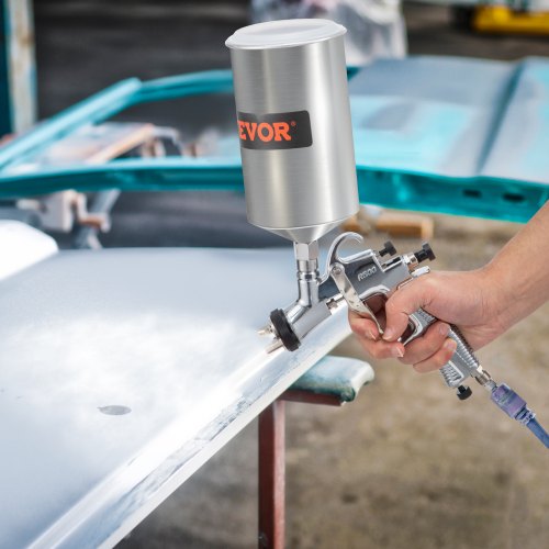 VEVOR Air Spray Gun Kit Paint Gun Gravity Feed LVLP 1.3/1.4/1.8 mm ...