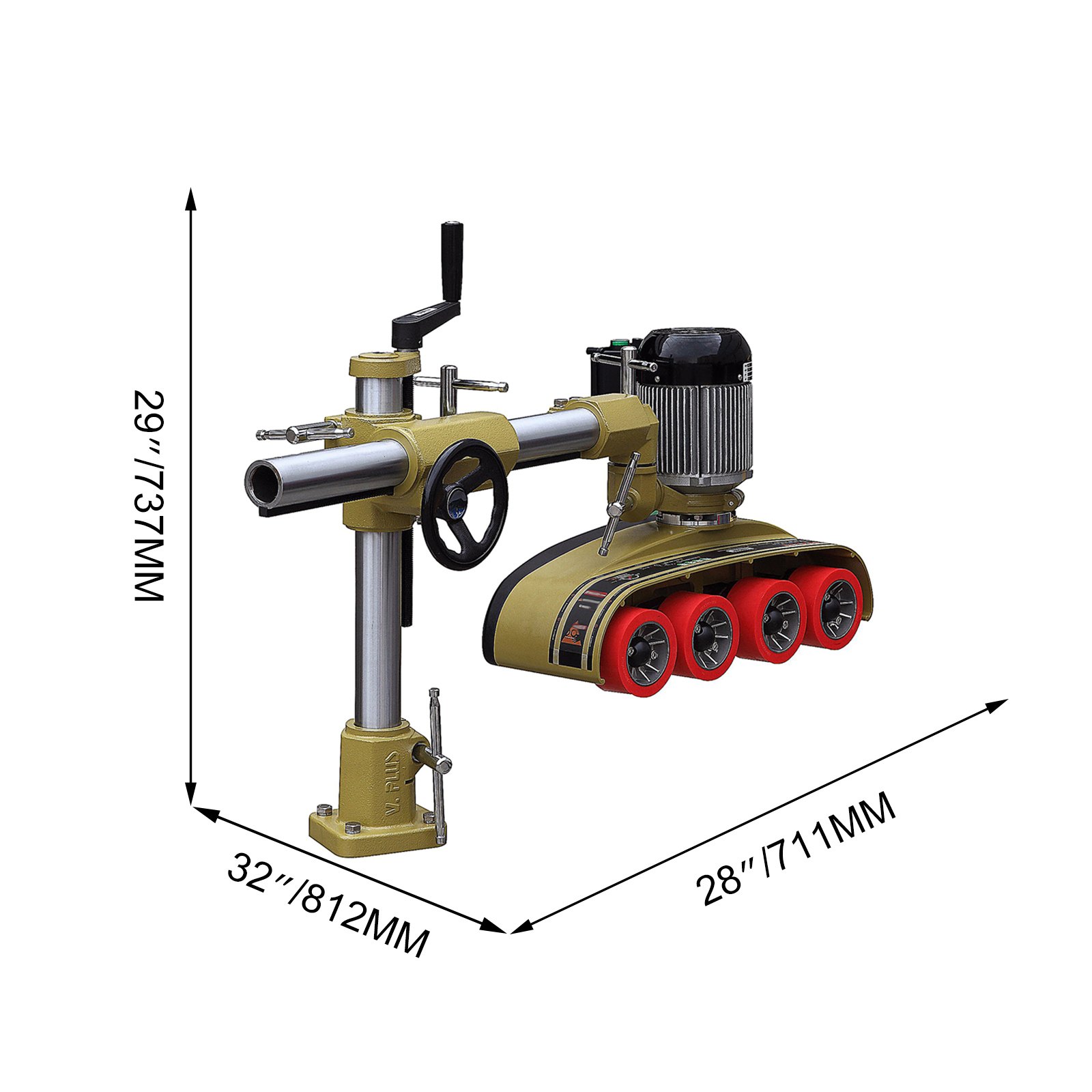 VEVOR Power Feeder, 1 HP Power Stock Feeder, Single PH Table Saw Feeder ...