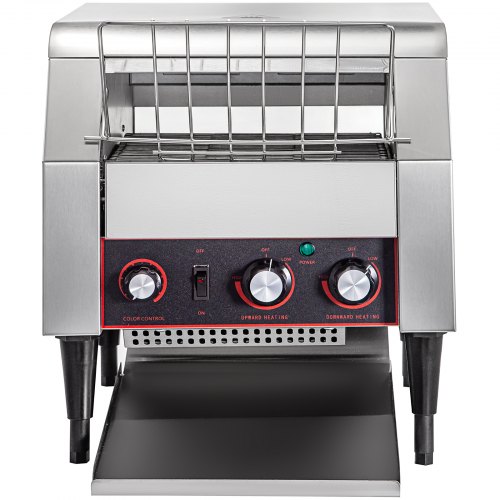 VEVOR 300 Slices/Hour Commercial Conveyor Toaster,2200W Stainless Steel ...
