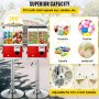 VEVOR Vending Machine with Stand,Rotatable Four Compartments Square ...