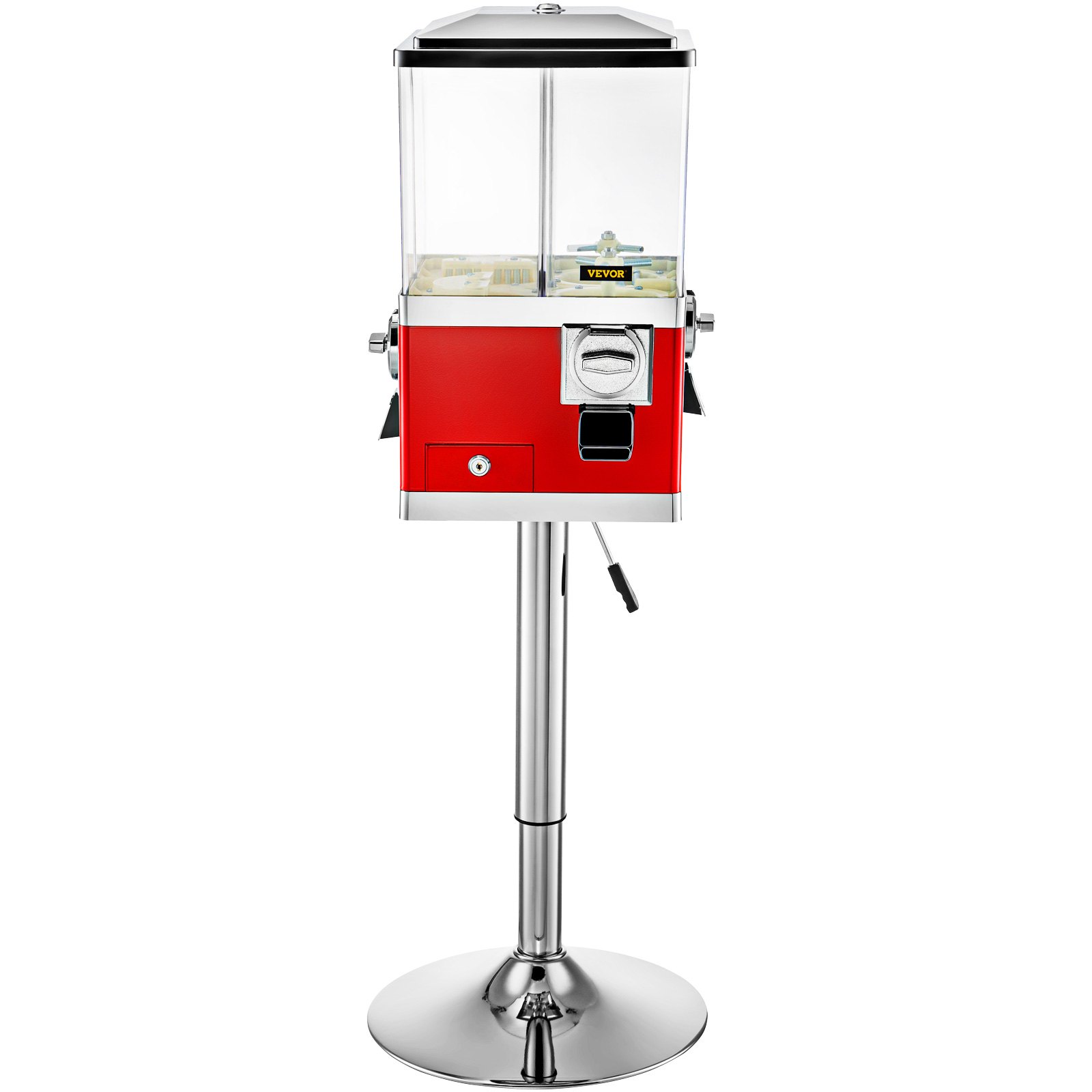 VEVOR Vending Machine with Stand,Rotatable Four Compartments Square ...