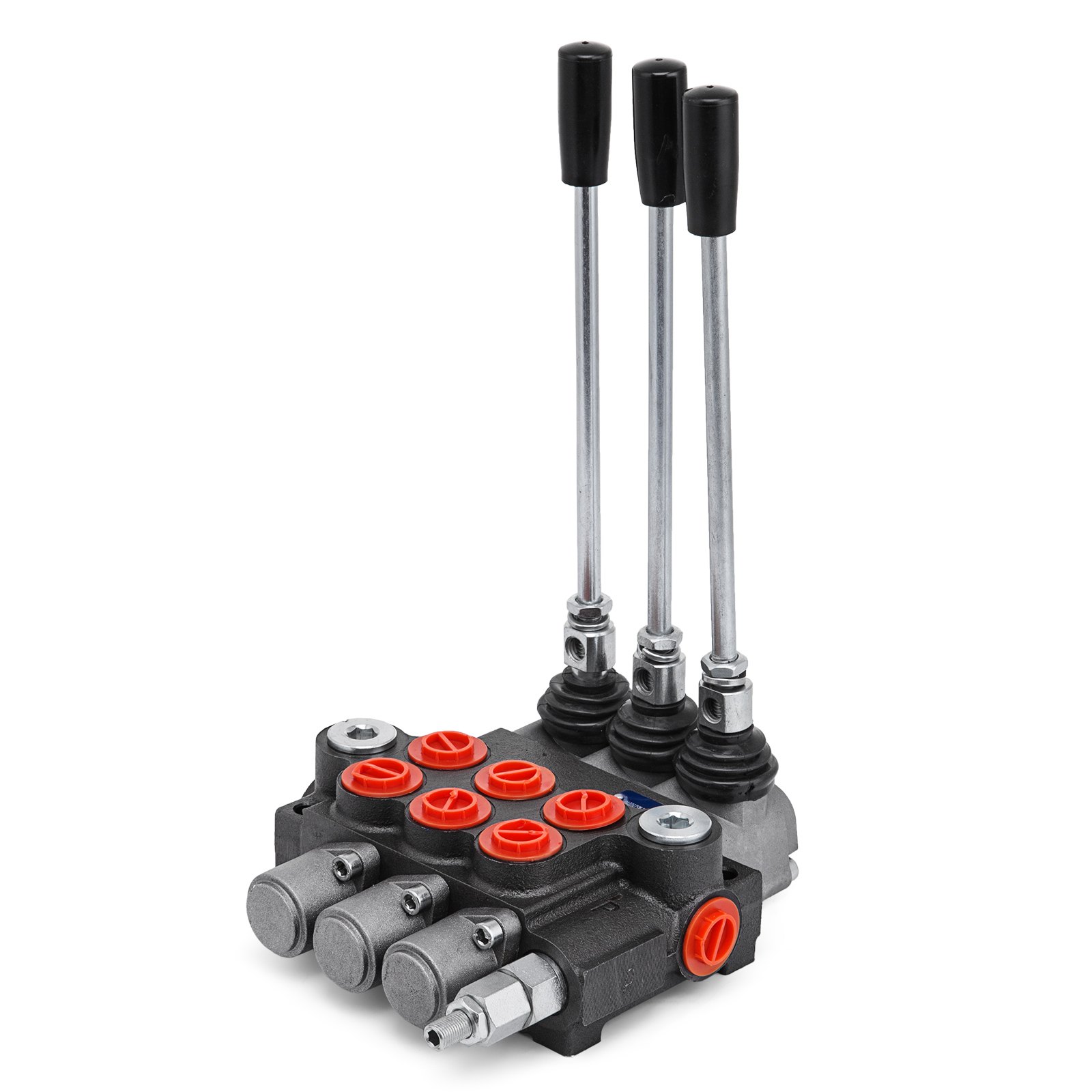VEVOR 3 Spool Hydraulic Directional Control Valve Double Acting 11 GPM ...
