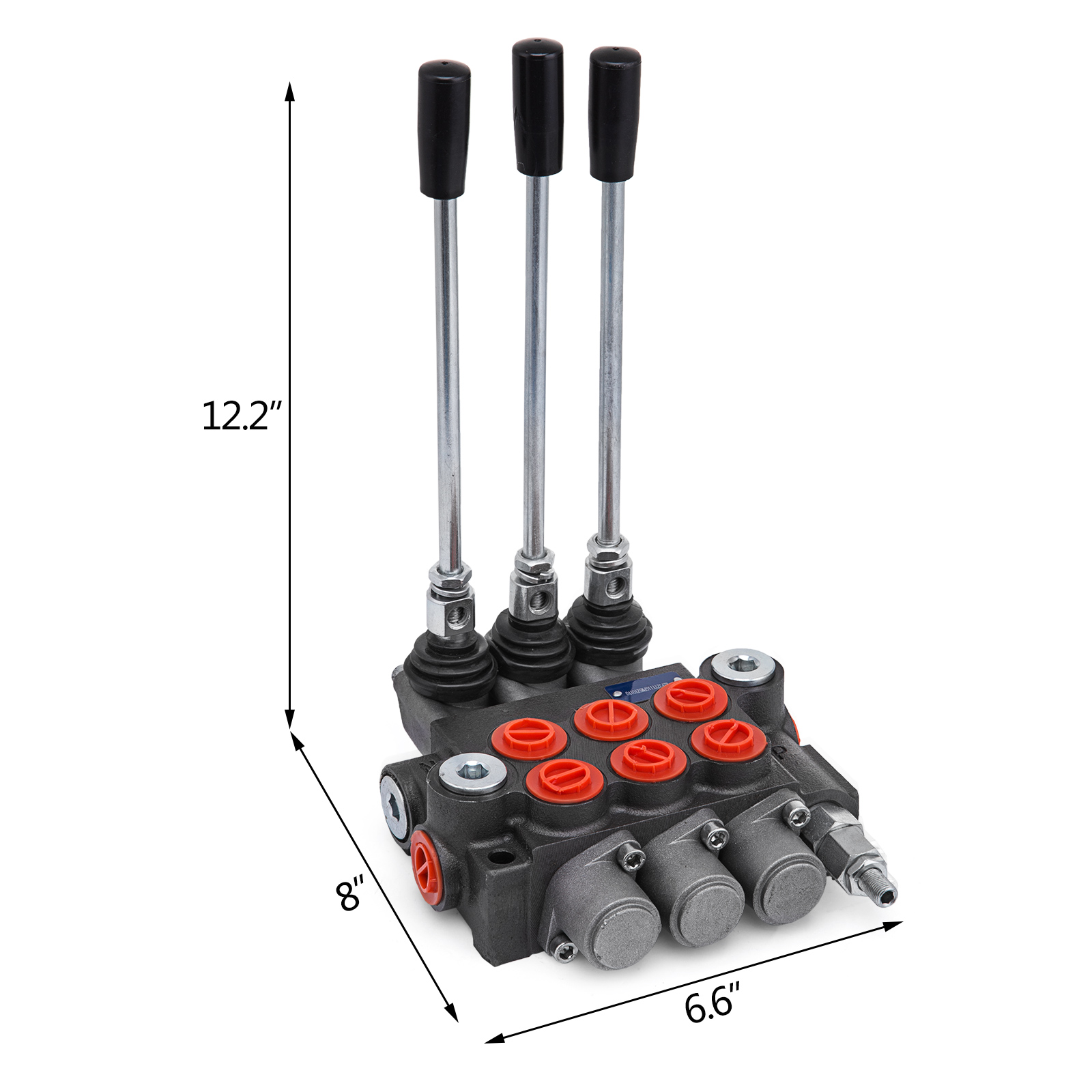 3 Spool Hydraulic Directional Control Valve Double Acting 11 GPM | VEVOR US