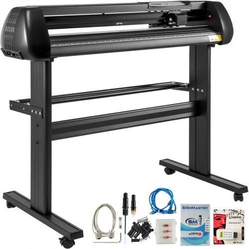 VEVOR Vinyl Cutter Plotter Machine 28" Sign Cutting SignMaster Software ...