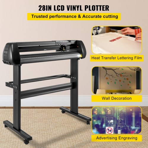 VEVOR Vinyl Cutter 28 Inch Vinyl Cutter Machine 720mm Paper Feed Vinyl ...