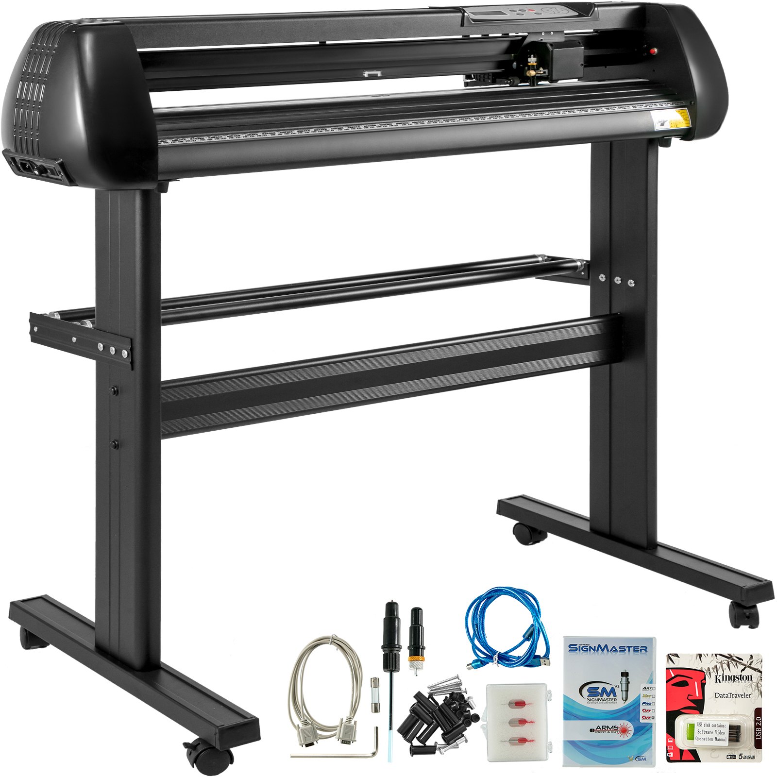 VEVOR Vinyl Cutter Plotter Machine 28" Sign Cutting SignMaster Software ...