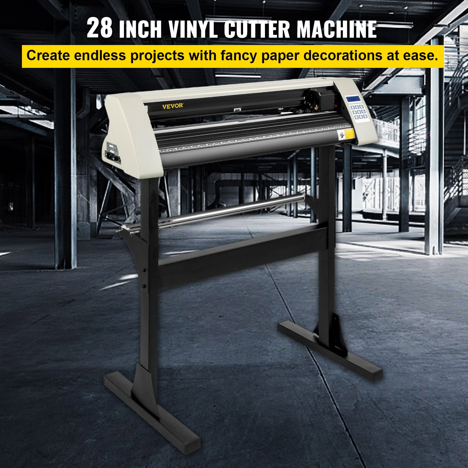 28" Cutter Vinyl Cutter / Plotter, Sign Cutting Machine W/software ...