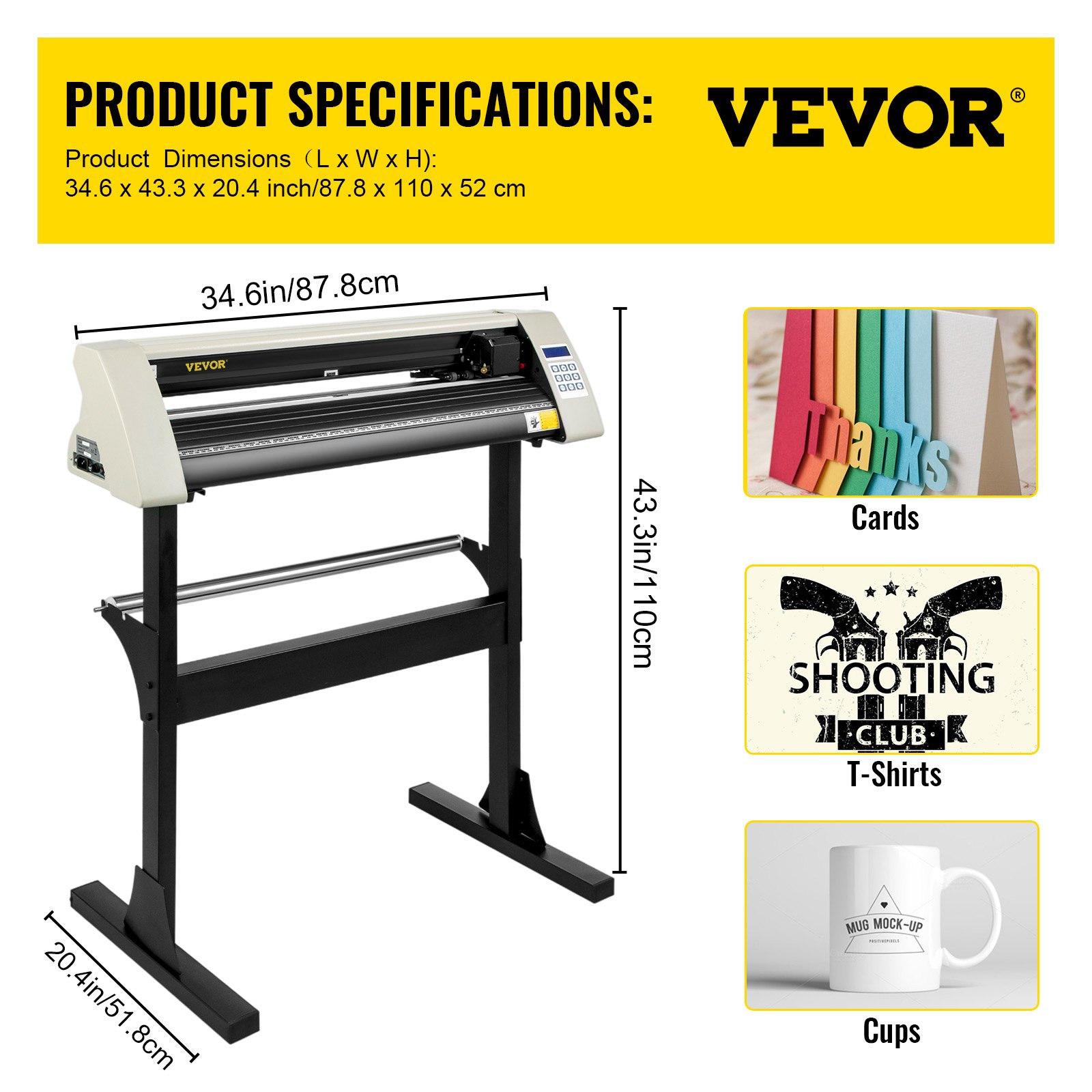28" Cutter Vinyl Cutter / Plotter, Sign Cutting Machine W/software ...