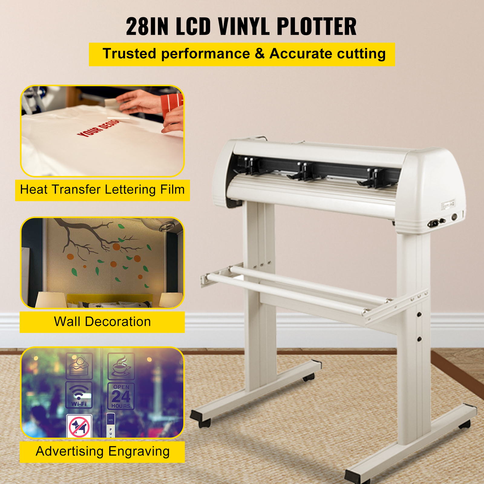 34" Vinyl Cutter Plotter Cutting Sign Sticker Making Print Software 20 ...