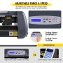 VEVOR Vinyl Cutter Machine, 375mm Vinyl Printer, Maximum Paper Feed 14 ...
