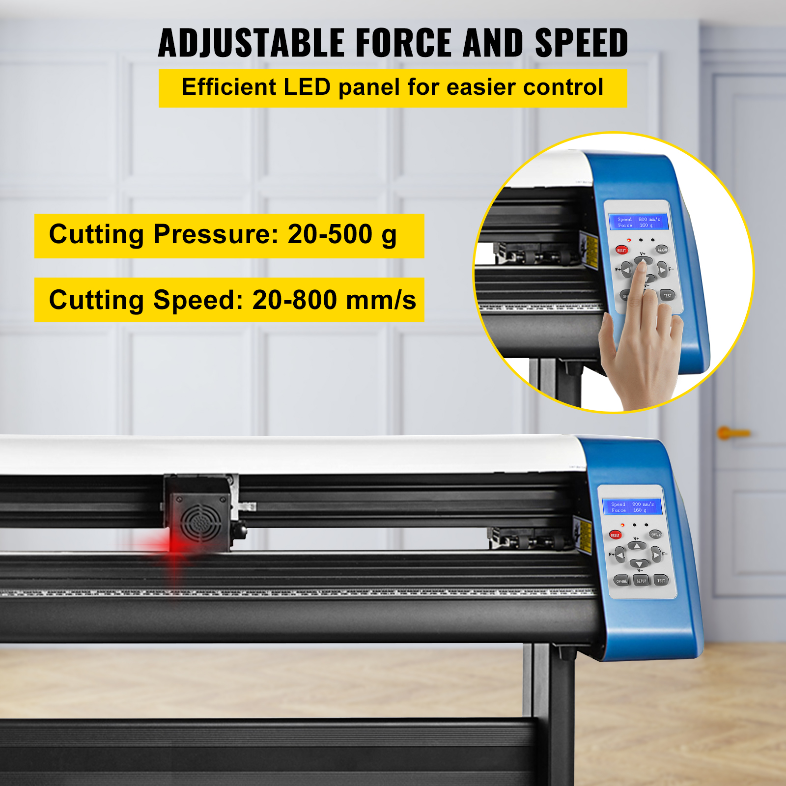 53" Vinyl Cutter Plotter Sign Cutting Machine Optical Eye Signmaster ...