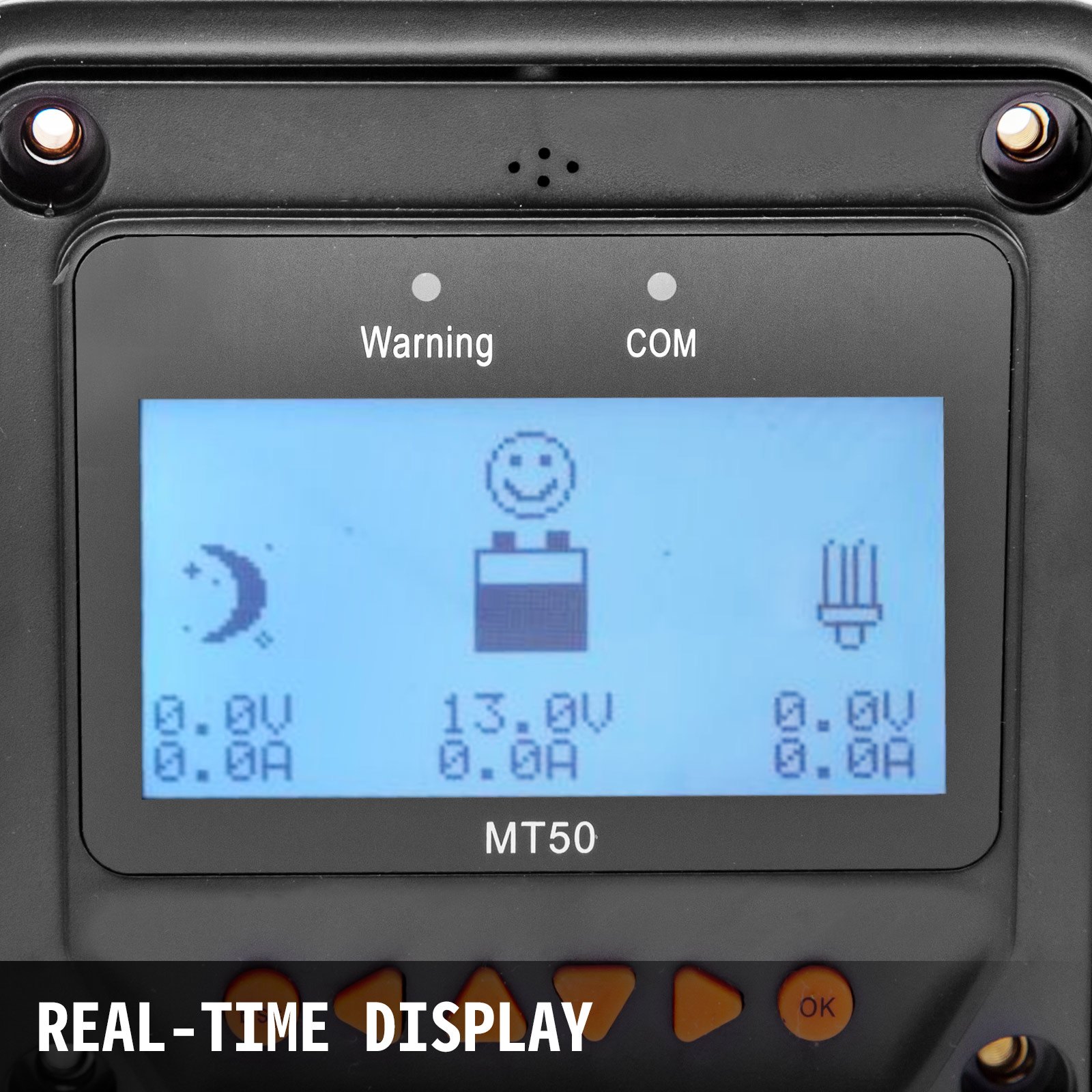 VEVOR MT50 Remote Meter,10A to 100A LCD Display MT50 Tracer MPPT Solar ...