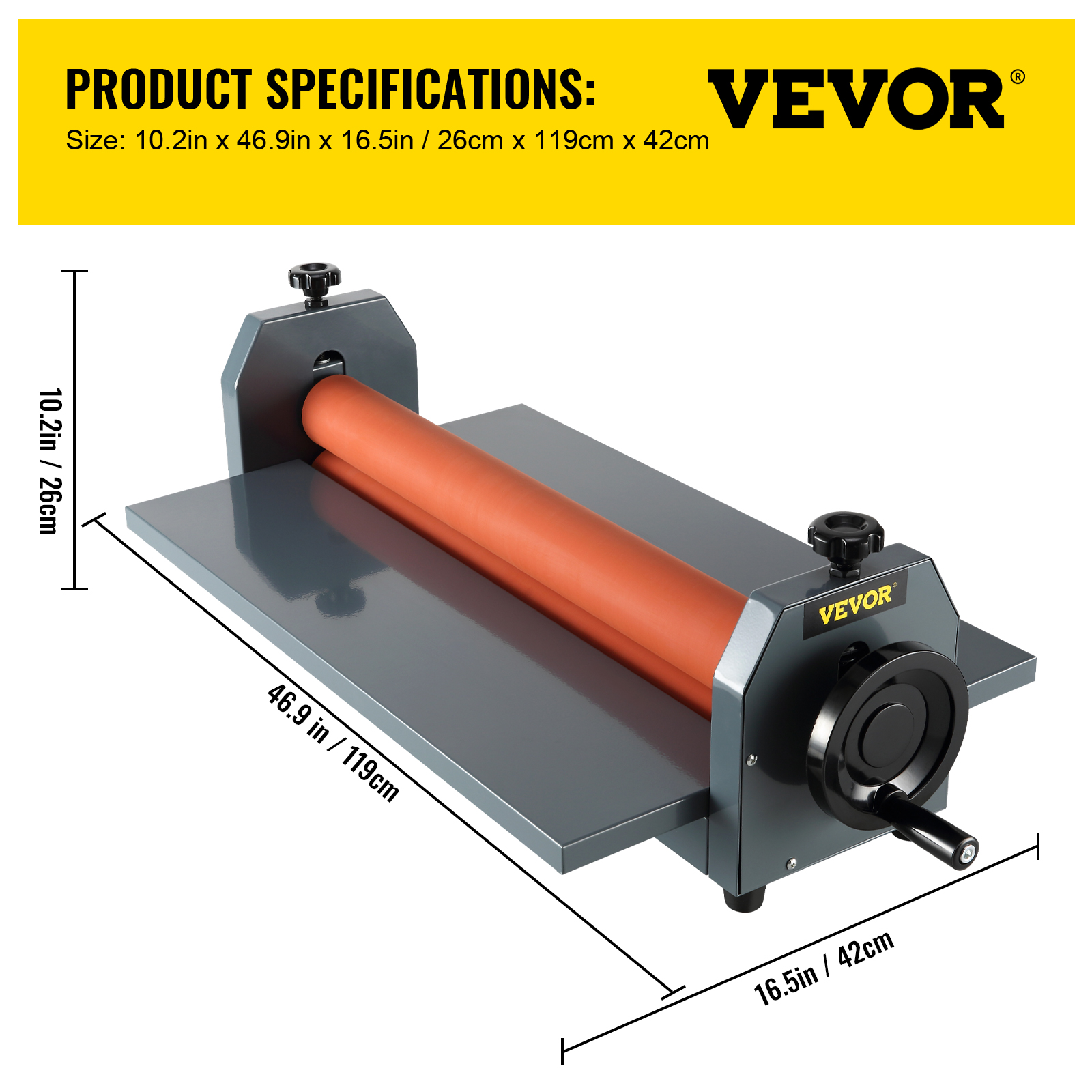 39" 1000MM Manual Cold Roll Laminator Vinyl Photo Film Mounting ...