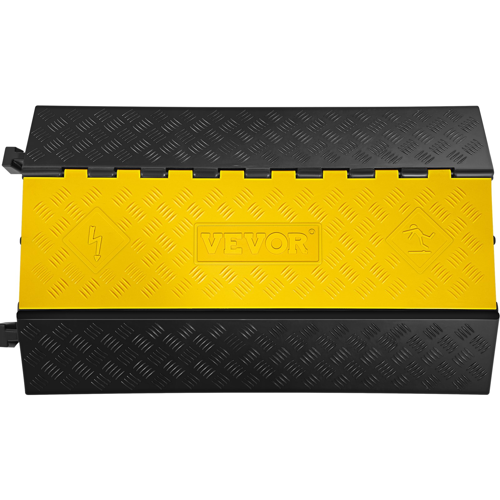 2-channel Cable Protectors Ramps Rubber Cable 22000lbs Axle Capacity ...