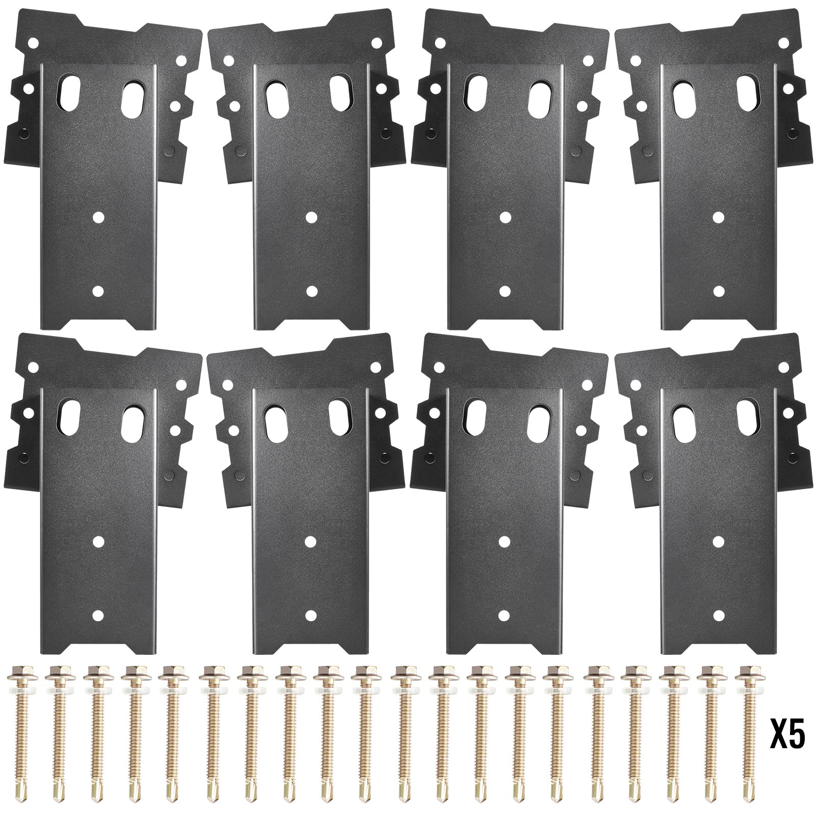 VEVOR Deer Blind Brackets 4 x 4 Deer Stand Brackets Powder Coated Steel ...