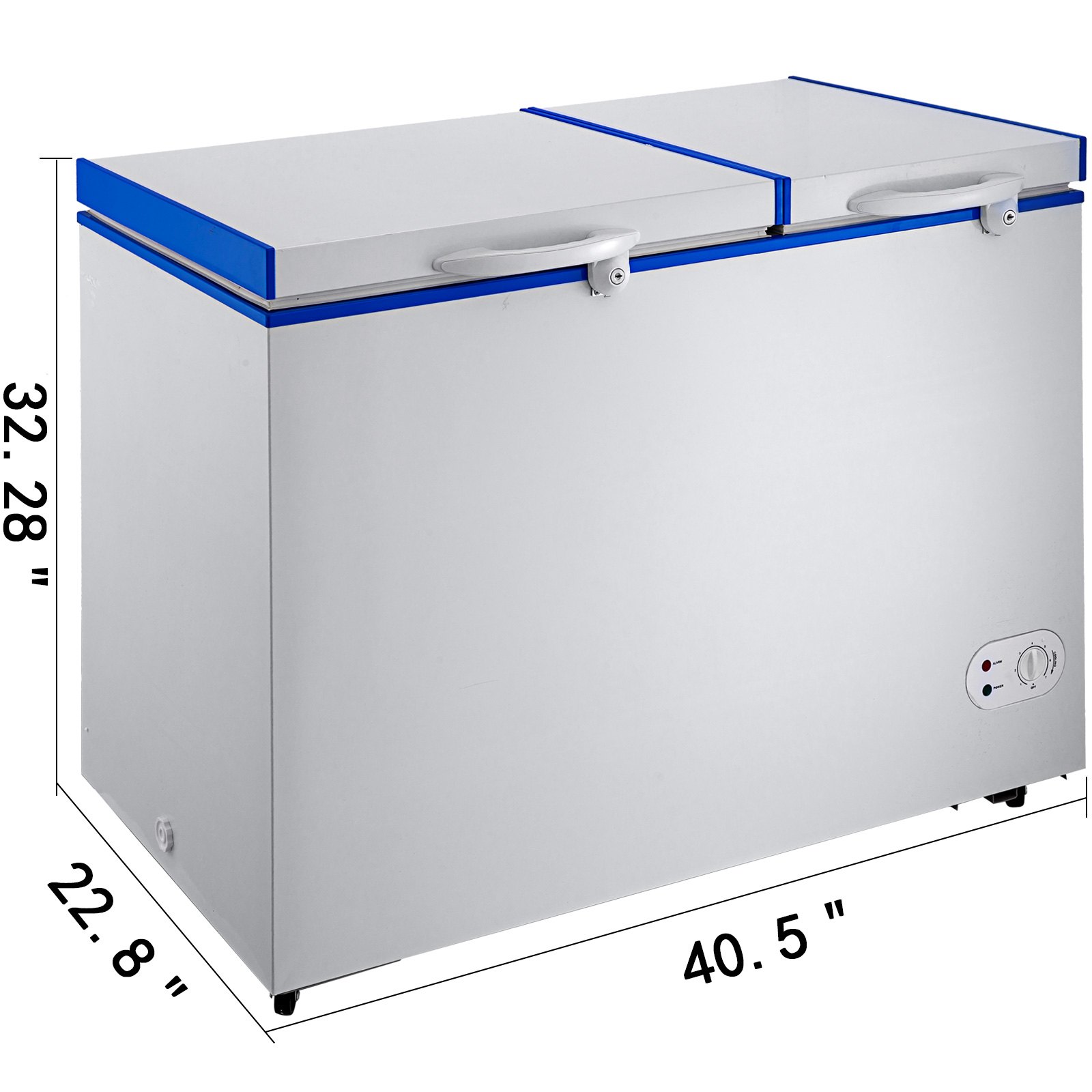 Deep Freezer Mini Chest Freezer 172l Tempered Glass Clean Sanitation ...