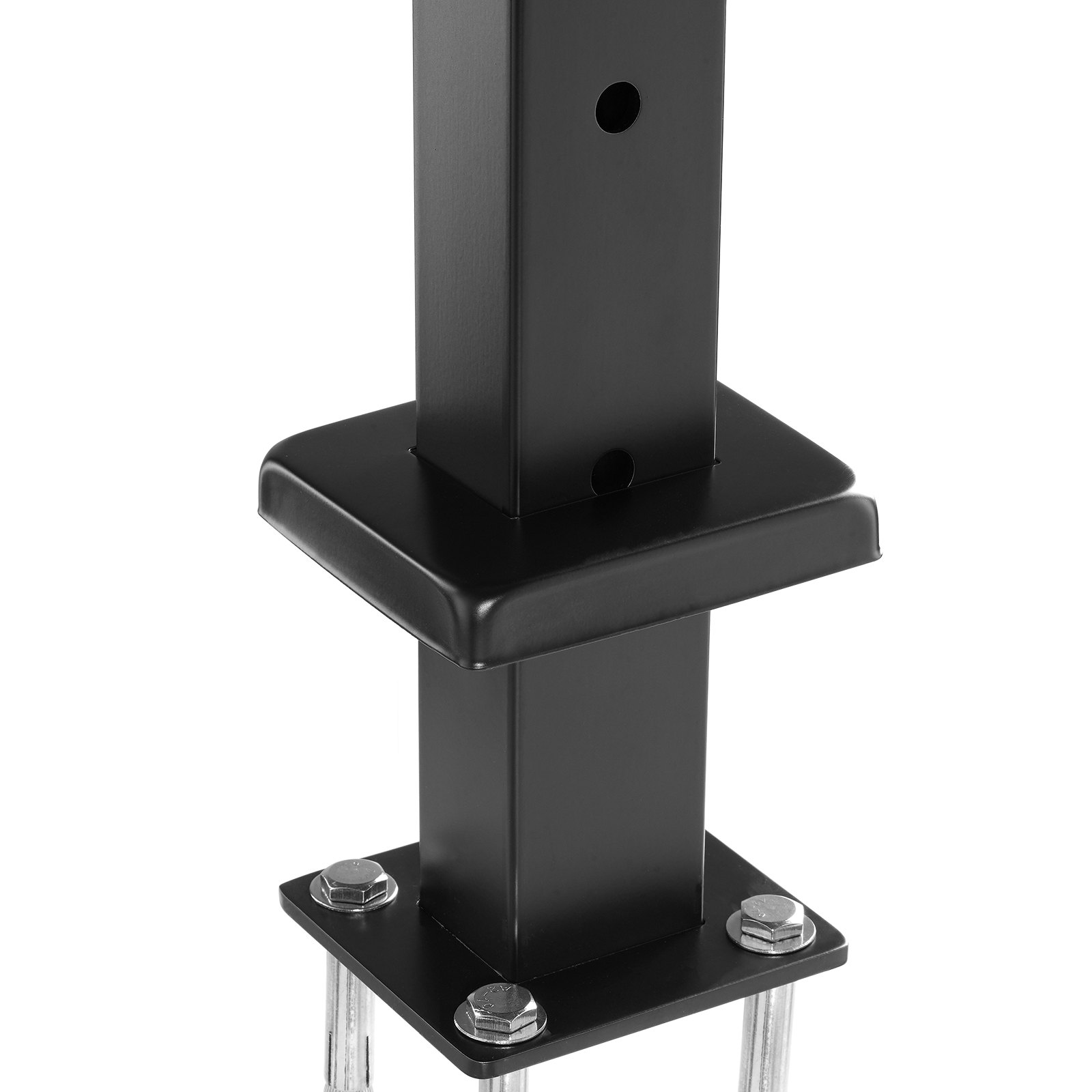 VEVOR VEVOR Cable Railing Post Deck Railing 42x1x2" Black Post w/ Pre ...
