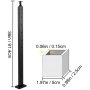 VEVOR Cable Railing Post Level Deck Stair Post 36 x 0.98 x 1.97" Cable ...