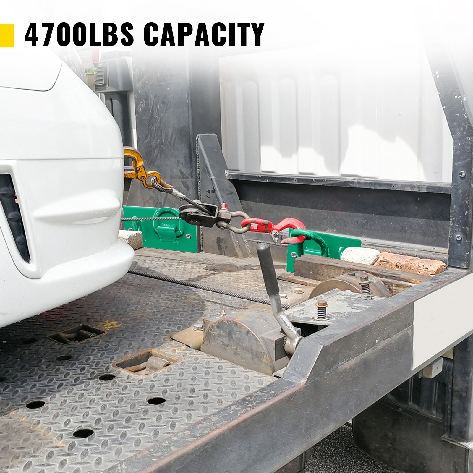 VEVOR Tractor Bolt on Hooks, 1/4" Bolt on Grab Hooks, 4700LBS G70 ...