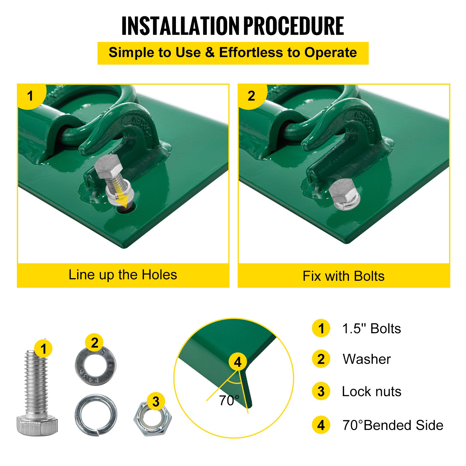 VEVOR Tractor Bolt On Hooks 1 4 Compact Bolt On Grab Hooks Max vevor-tractor-bolt-on-hooks-1-4-compact-bolt-on-grab-hooks-max
