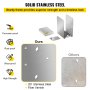 VEVOR Standoff Post Base 4 x 6"(Inner Size:3.74 x 5.12") 10 PCS ...