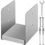 VEVOR Standoff Post Base Inner Size 5.71 x 5.2" (Use for 6 x 6") 316 ...