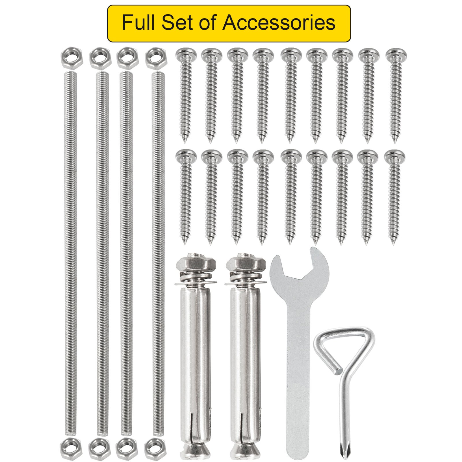 VEVOR Standoff Post Base 8 x 8"(Inner Size:7.8 x 7.48") 1 PCS Stainless ...