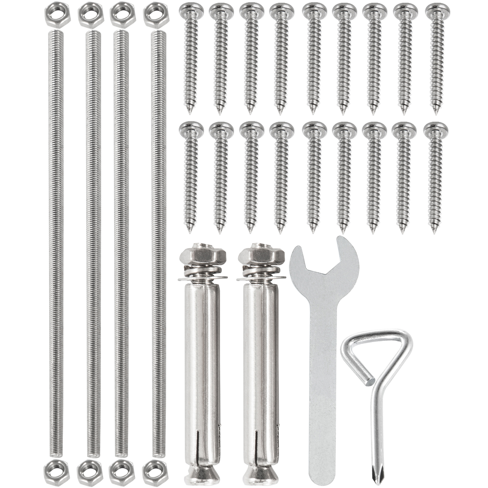 VEVOR Standoff Post Base 8 x 8"(Inner Size:7.8 x 7.48") 1 PCS Stainless ...