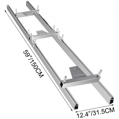 Chainsaw rail Mill Guide System 5ft 1.5m 2 Reinforce Trees Durable ...
