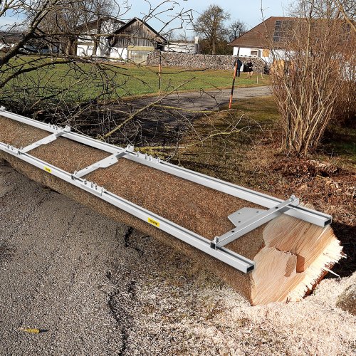 VEVOR Rail Mill Guide System 9 FT Chainsaw Mill Rail Guide with 4 Wood ...