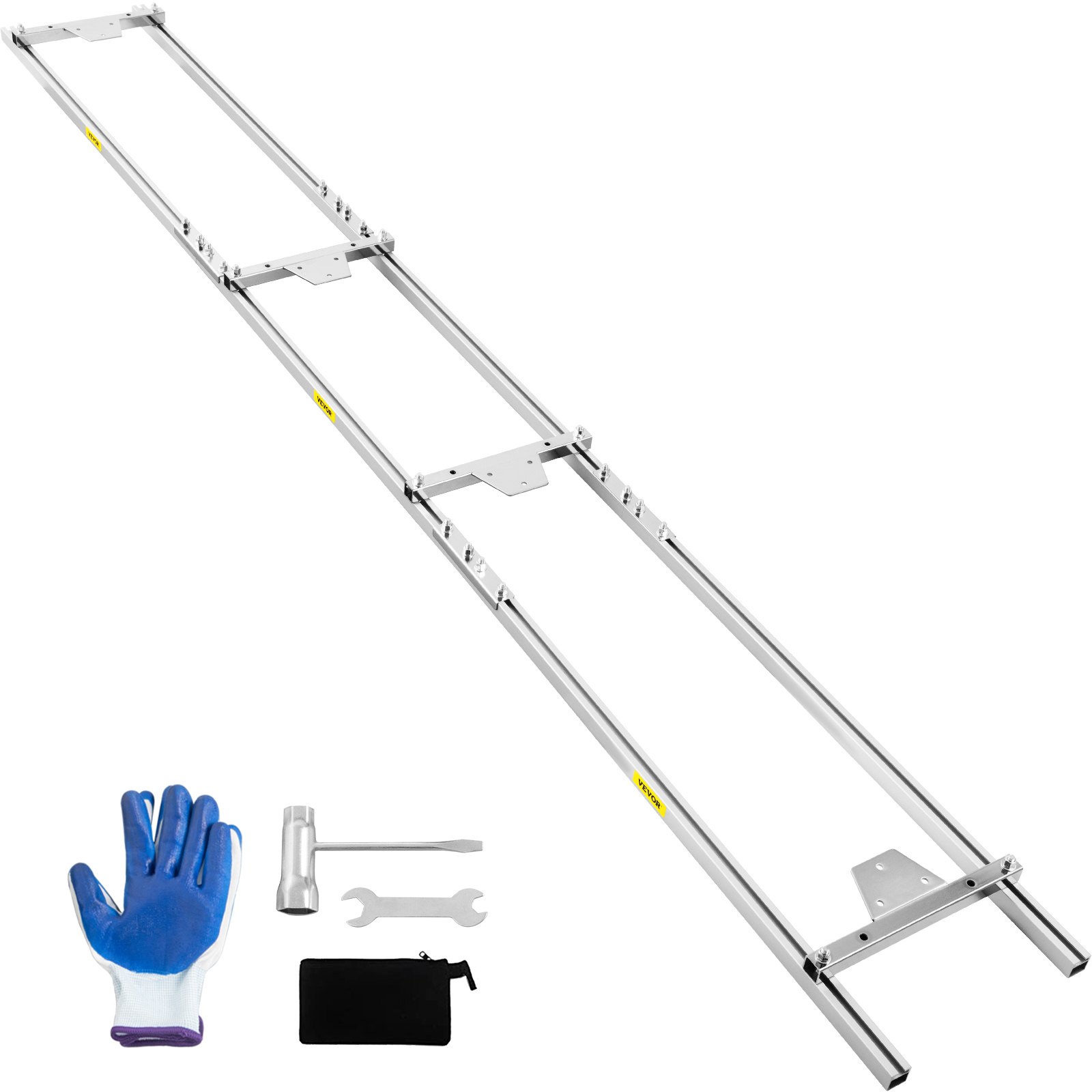 VEVOR Rail Mill Guide System 9 FT Chainsaw Mill Rail Guide with 4 Wood ...