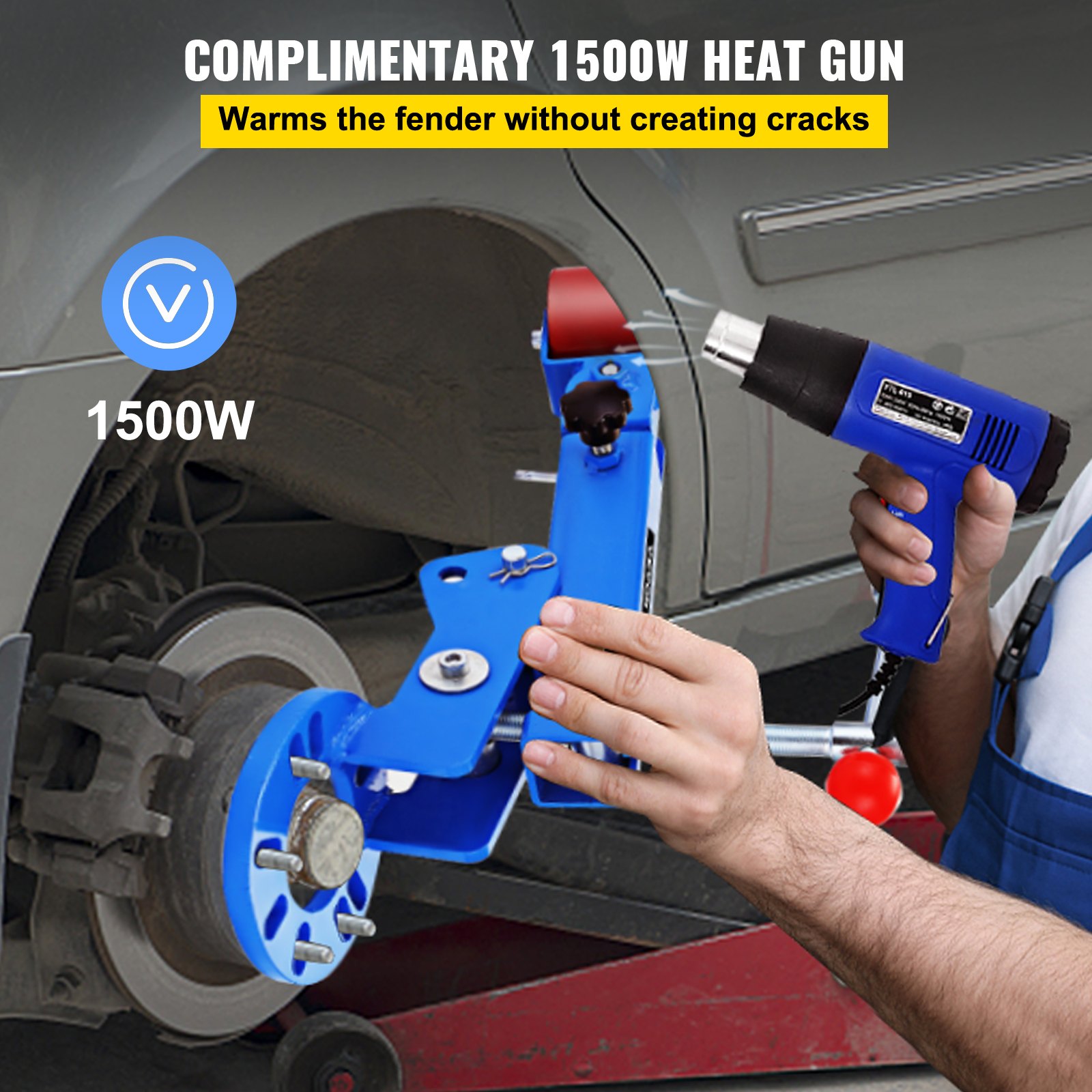 VEVOR Fender Roller Heavy Duty Roll Fender Reforming Extending Tool ...