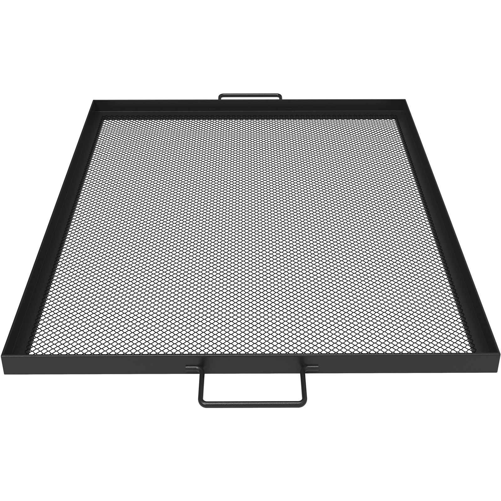 VEVOR Square Fire Pit Grate, 40 x 40 inch Fire Pit Grill Grate, X-Marks ...