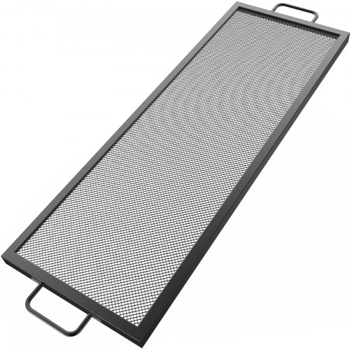 Vevor Rectangle Cooking Grate Fire Pit Grill 40" X 15" Fire Pit Cooking ...