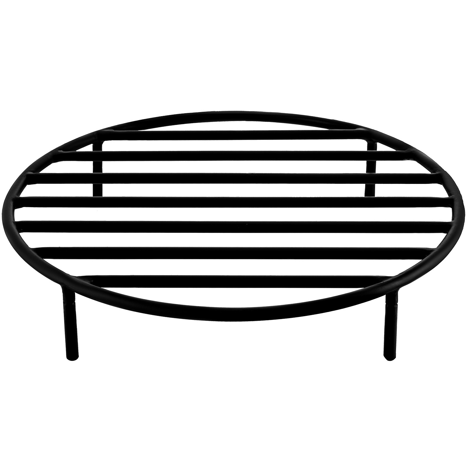 VEVOR Fire Pit Grate, Heavy Duty Iron Round Firewood Grate, Round Wood ...