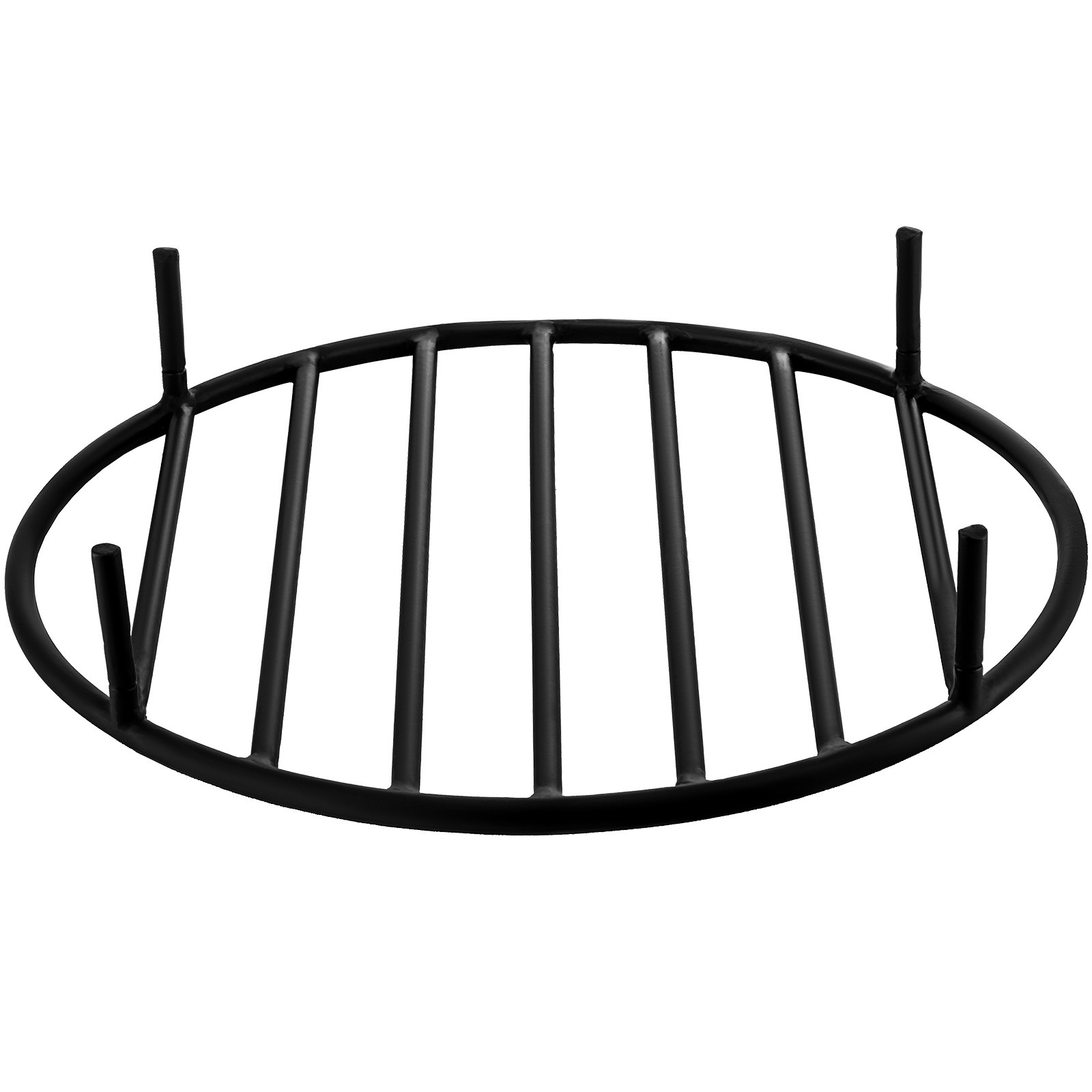 VEVOR Fire Pit Grate, Heavy Duty Iron Round Firewood Grate, Round Wood ...