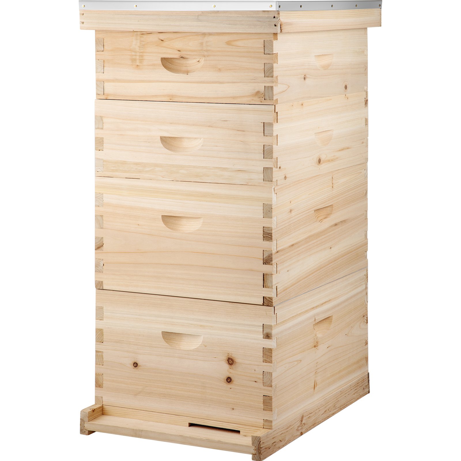 VEVOR Langstroth Bee Hive 4 Layer Langstroth Box 20 Frame Beehive ...